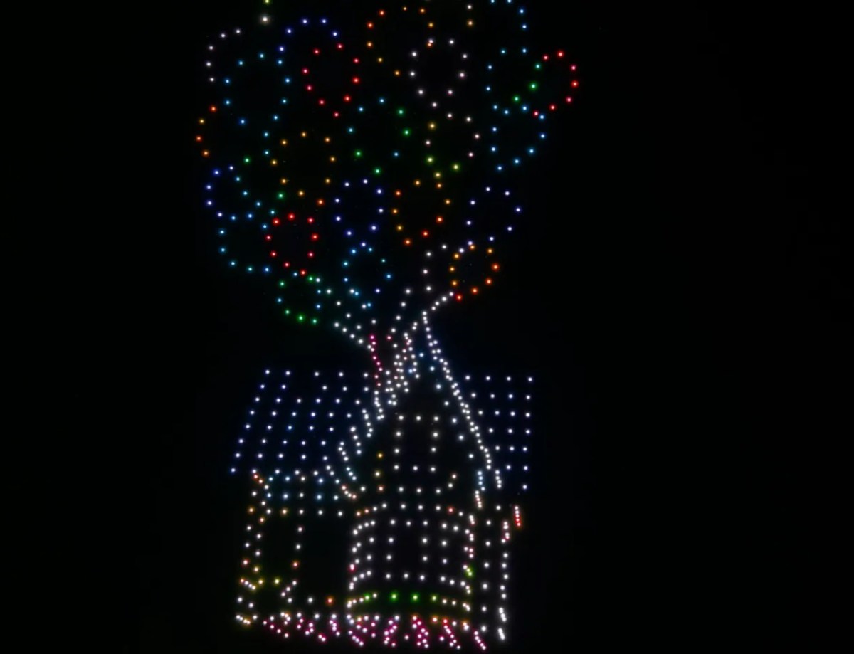 First Look at Disney Dreams That Soar Drone Show at Disney Springs ...